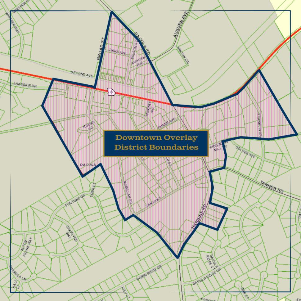 Downtown Overlay District & Urban Redevelopment Plan | Dacula Georgia